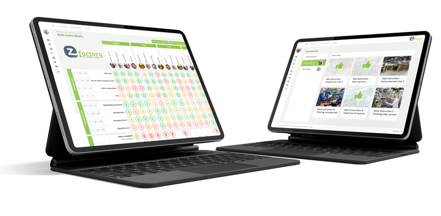 Digital skills matrix - EZ Factory